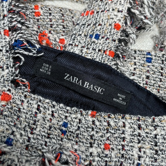 Zara | Skirts | Zara Tweed Mini Skirt With Suspenders | Poshmark